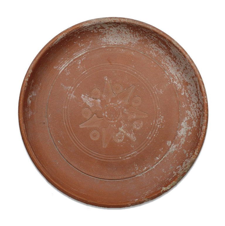 Roman plate with vegetal decoration for sale | Roman Antiquities for sale