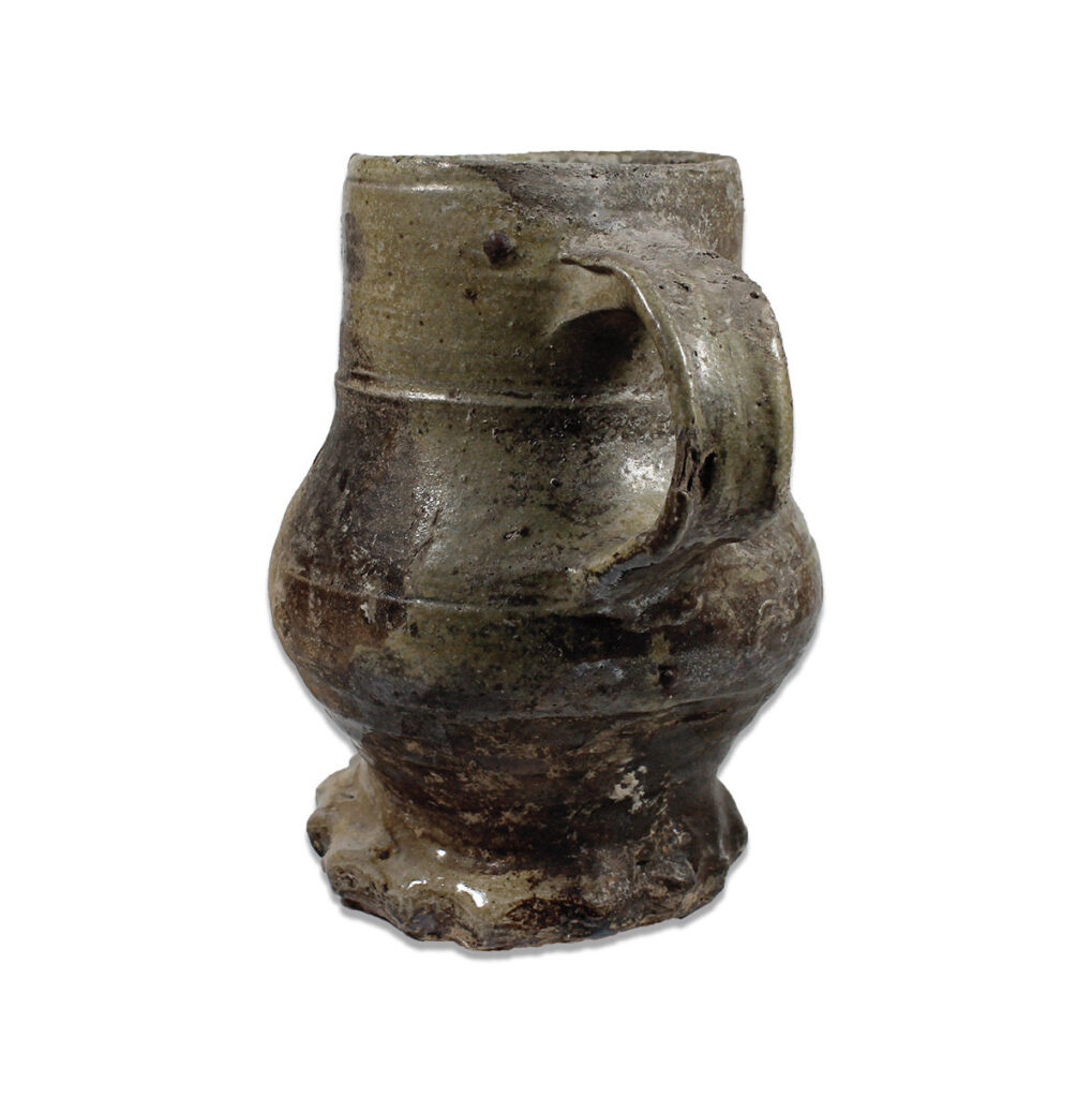 Medieval jar with glaze for sale | Medieval Antiquities for sale