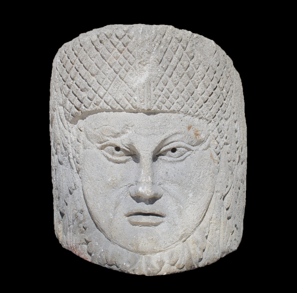 Roman angular mask for sale | Roman Antiquities for sale