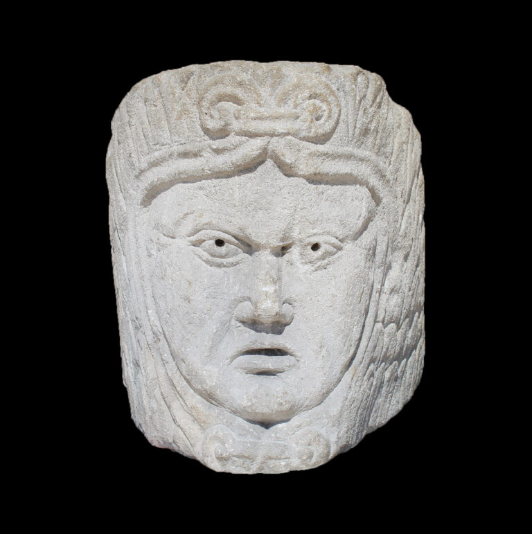 Roman angular mask for sale | Roman Antiquities for sale