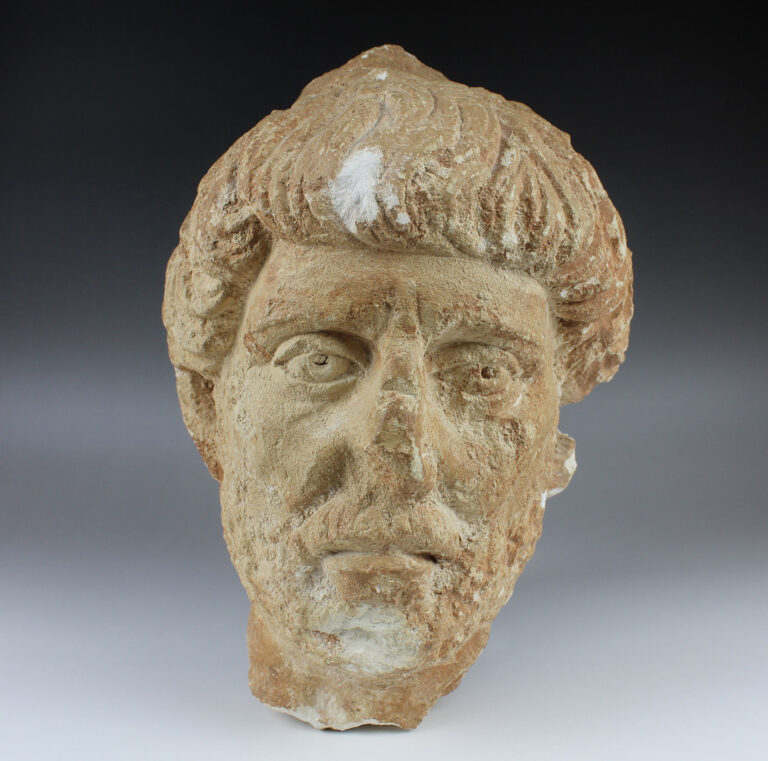 Roman portrait head of a bearded man for sale | Roman Antiquities for sale