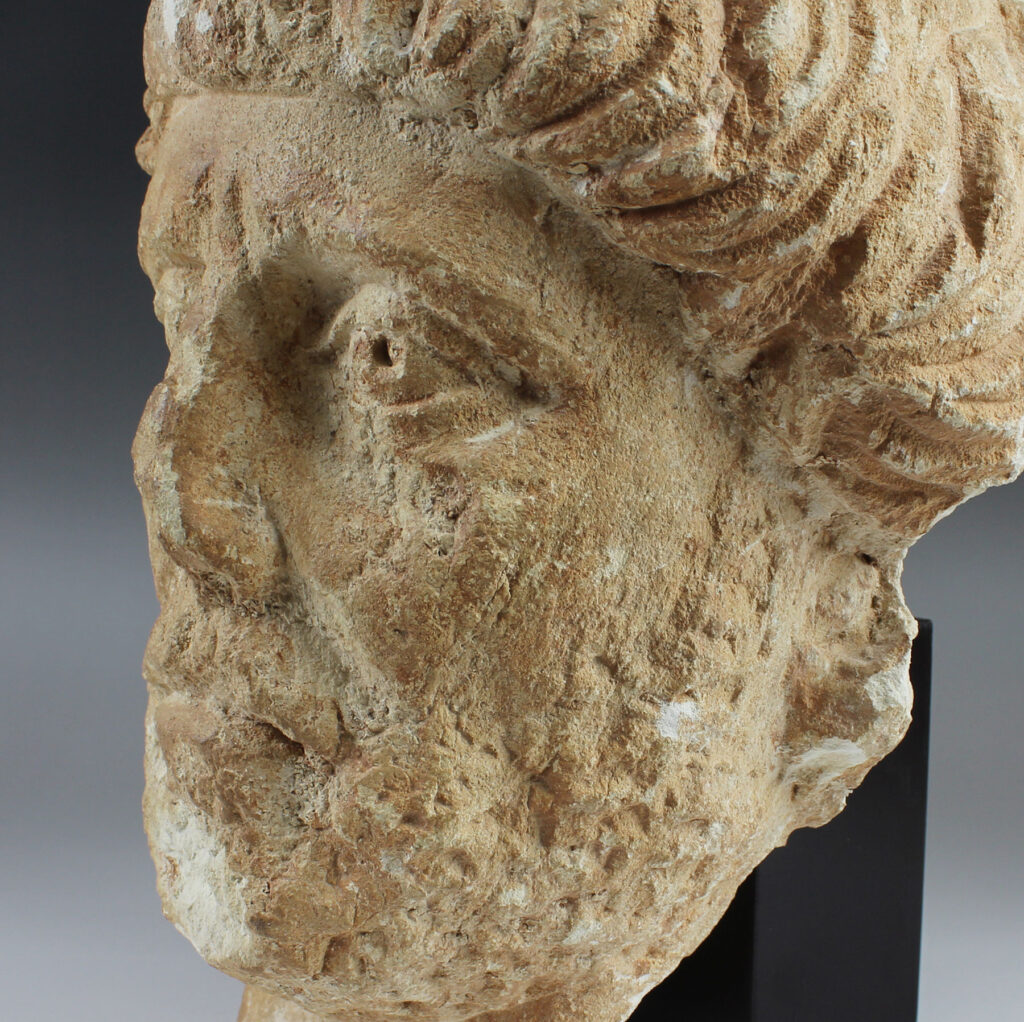 Roman portrait head of a bearded man for sale | Roman Antiquities for sale