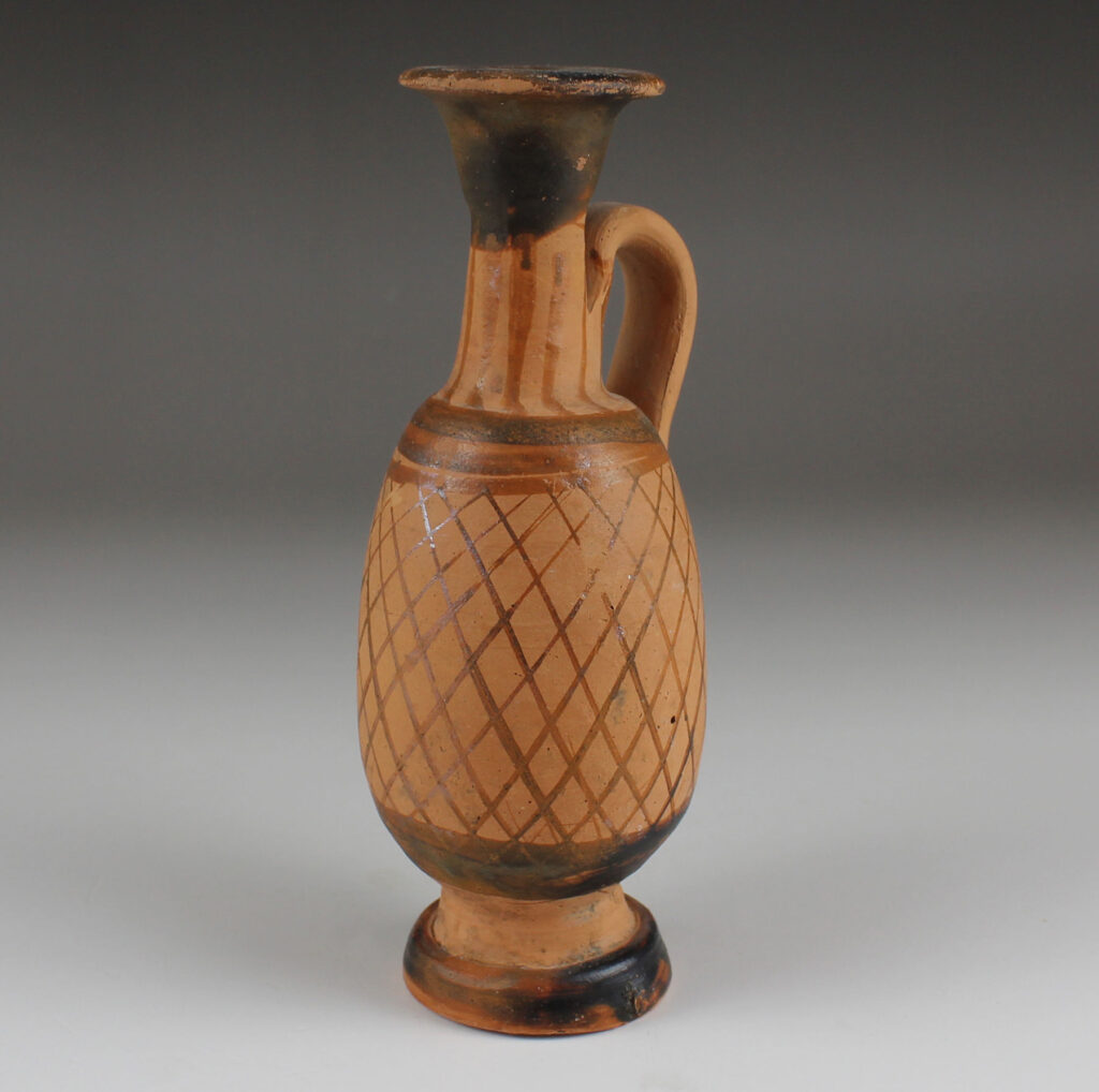 Greek lekythos with net pattern for sale | Greek Antiquities for sale