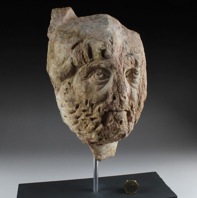 Roman portrait head of a bearded man for sale | Roman Antiquities for sale