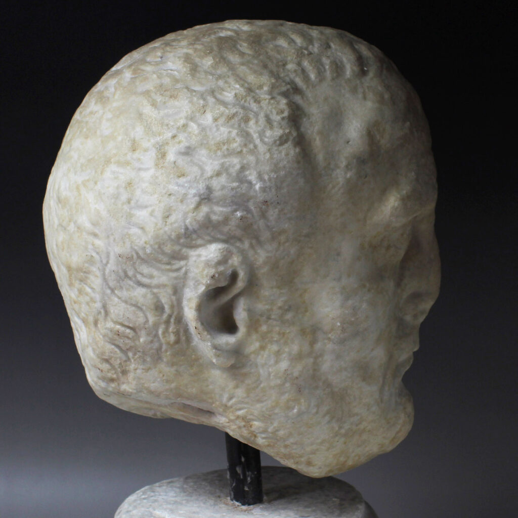 Roman portrait head of a Patrician for sale | Roman Antiquities for sale