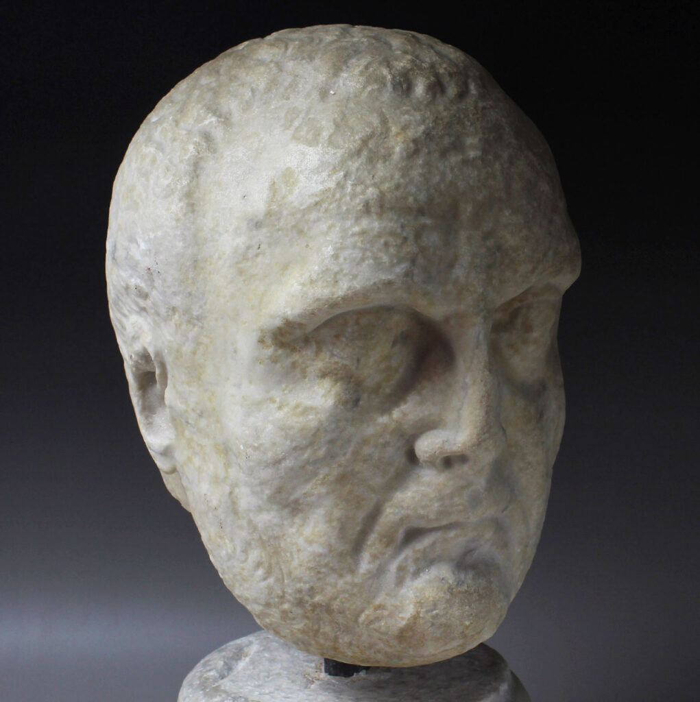 Roman portrait head of a Patrician for sale | Roman Antiquities for sale