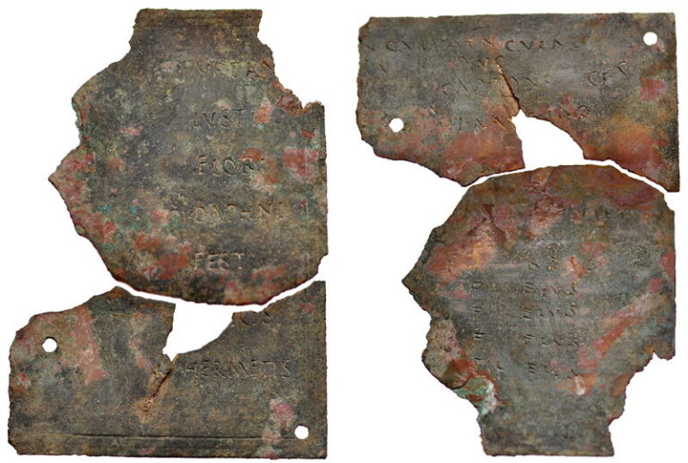 Roman military diploma by the consuls Ti. Iulio Capito and L. Vitrasius ...