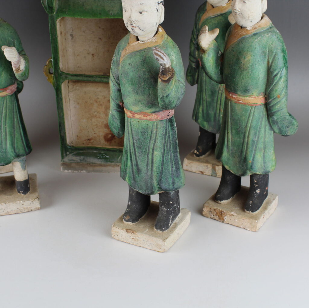 Chinese palanquin and court attendants for sale | Asian Antiquities for ...