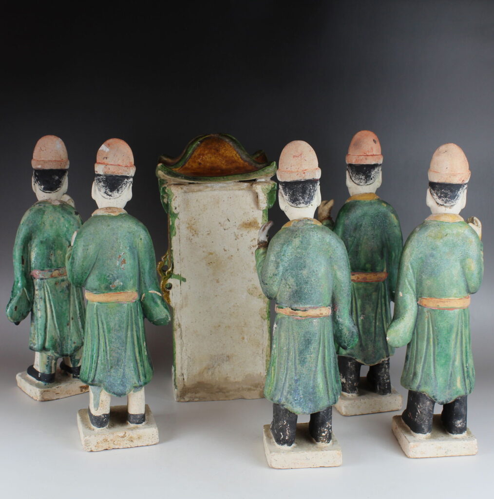 Chinese palanquin and court attendants for sale | Asian Antiquities for ...