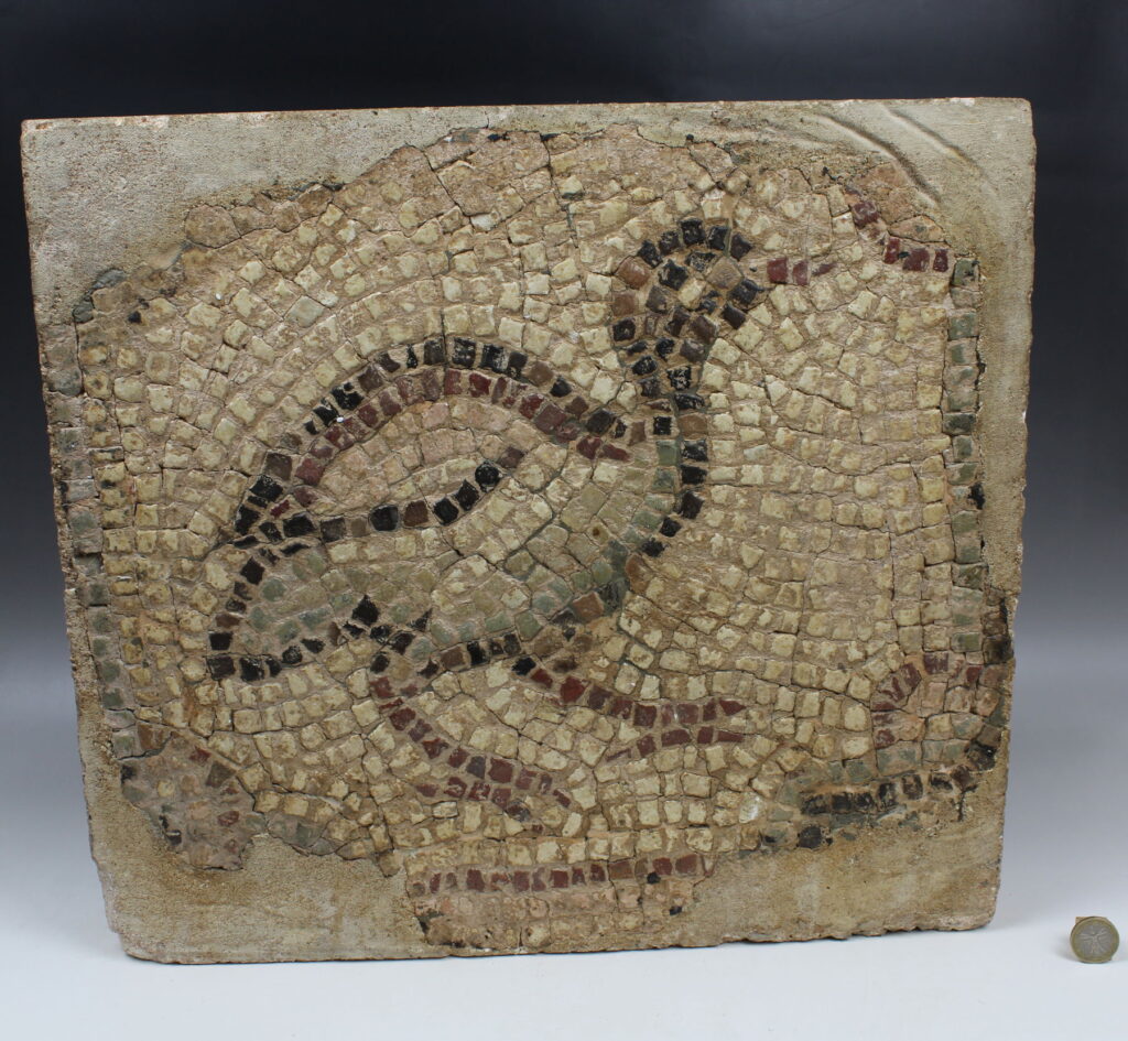 Roman mosaic depicting a bird for sale | Roman Antiquities for sale