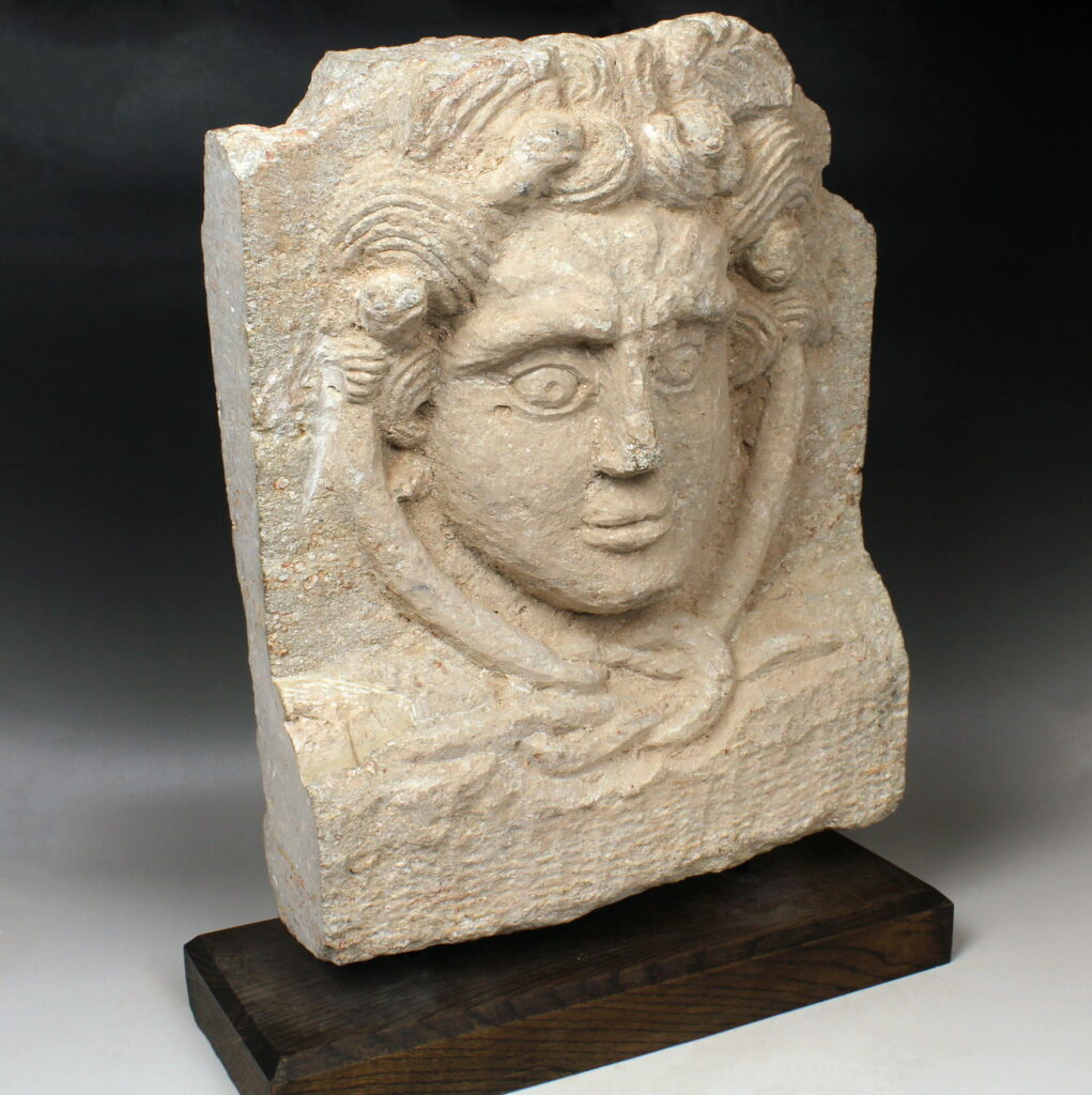 Roman relief of Medusa and Hercules knot for sale | Roman Antiquities ...
