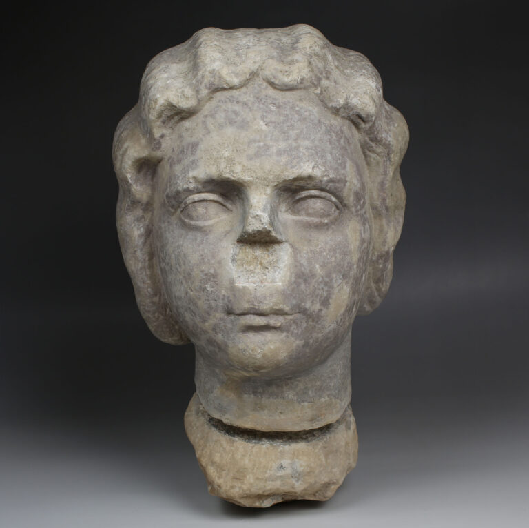 Roman head of a woman / Portrait of a princess or an empress, Type ...